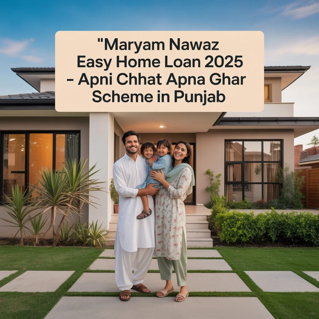 Maryam Nawaz Easy Home Loan 2025 – Apni Chhat Apna Ghar Scheme in ...